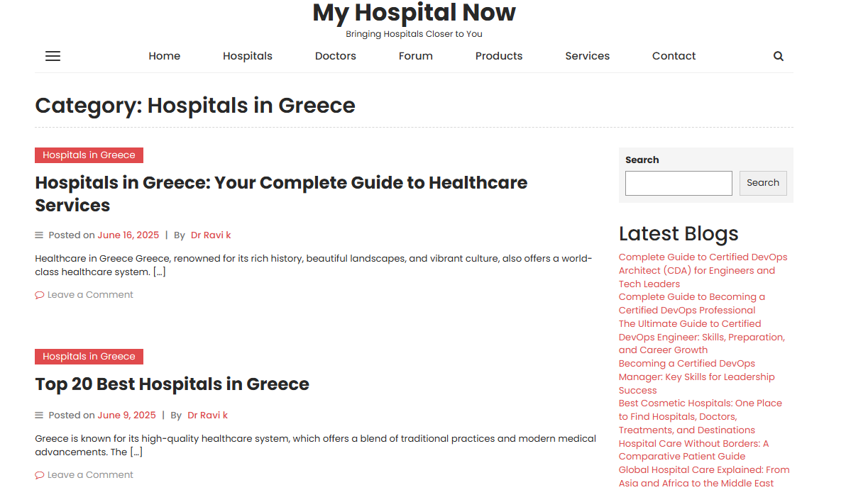 A Comprehensive Guide to hospitals in Greece | MyHospitalNow ...
